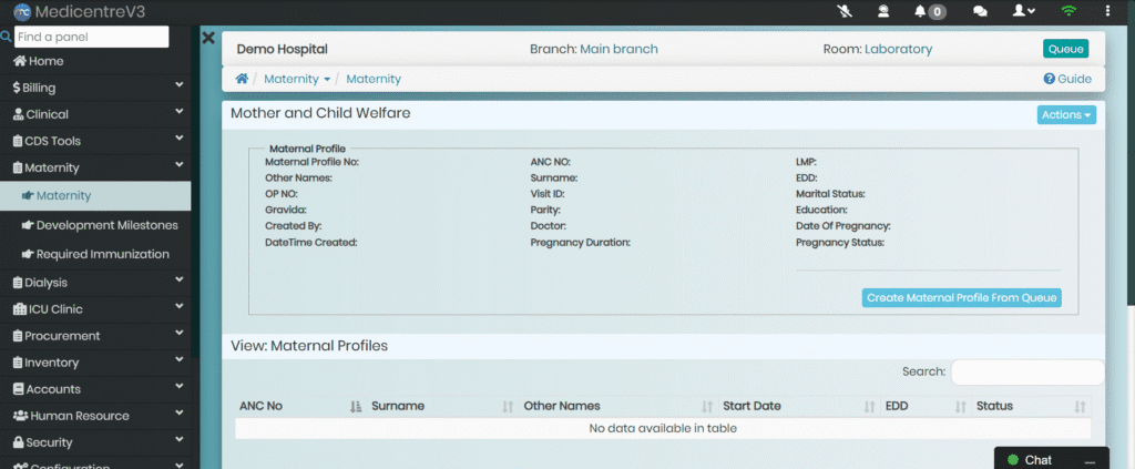 Complete Hospital Management System (HMIS) | MedicentreV3